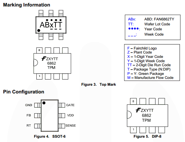 FAN6862 Datasheet PDF - Green-Mode PWM Controller FAN6862 Datasheet PDF - Green-Mode PWM Controller