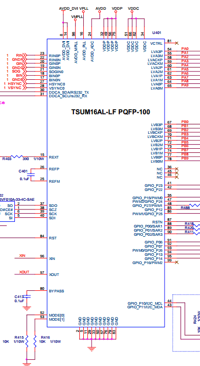 PDF TSUM16AL-LF-1 Components
