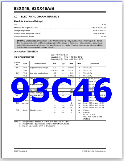 PDF 93C46 Components PDF 93C46 Components